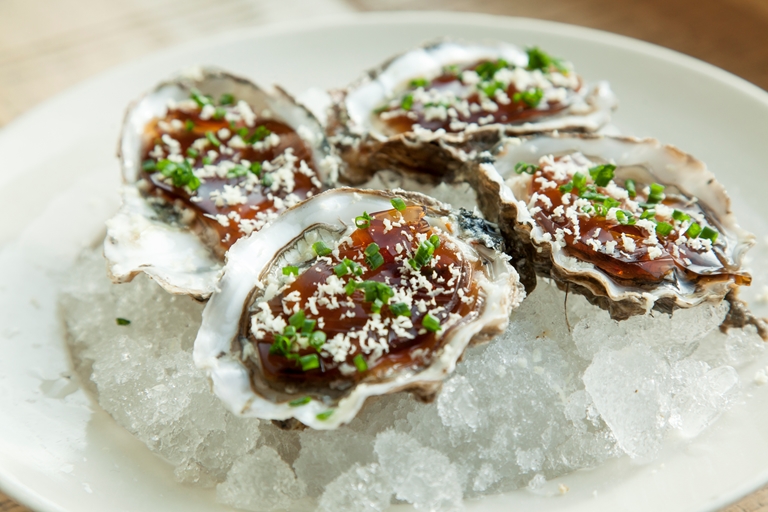 Oyster and Horseradish Canapé Recipe - Great British Chefs