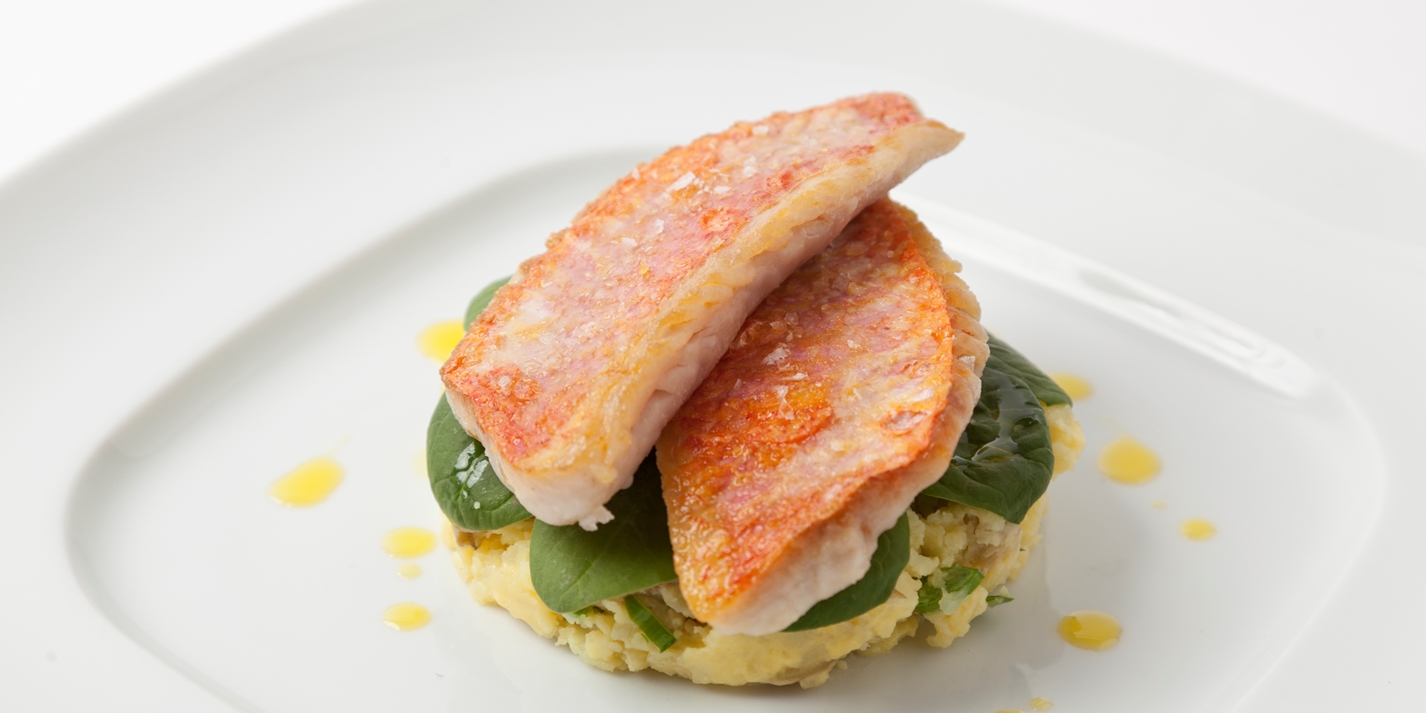 Red Mullet Recipe With Spinach & New Potatoes - Great British Chefs
