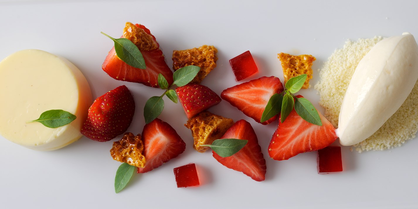 White Chocolate Panna Cotta with Honeycomb Recipe - Great British Chefs