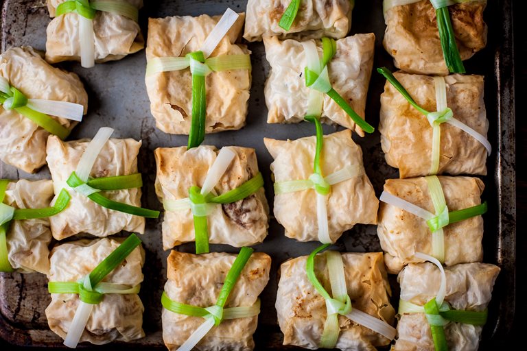 Filo Pastry Parcels Recipe - Great British Chefs