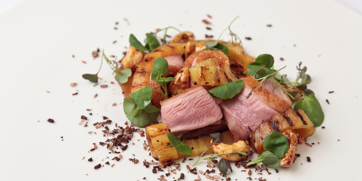 Duck with Pineapple Recipe - Great British Chefs