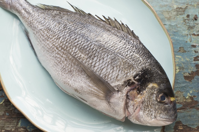 Black Bream Recipe With Almonds & Broccoli Purée - Great British Chefs