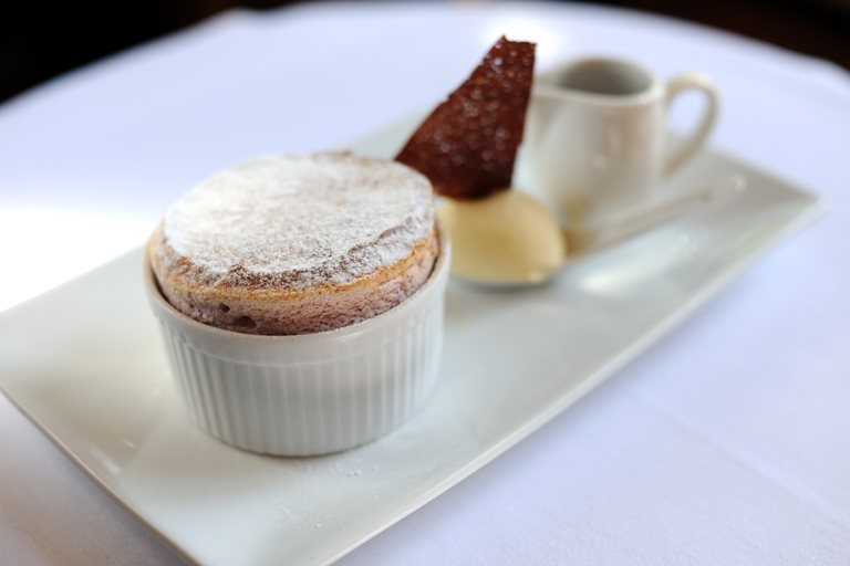 Cherry Soufflé Recipe With Ice Cream & Chocolate - Great British Chefs
