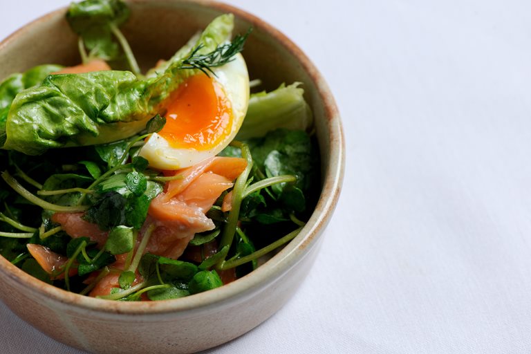 Poached Salmon Fillet Recipe With Watercress - Great British Chefs