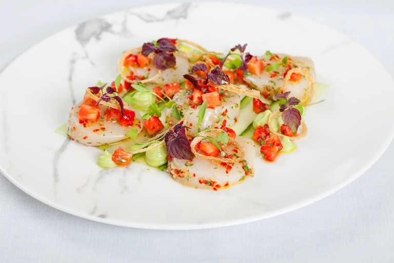 Scallop and Strawberry Ceviche Recipe - Great British Chefs
