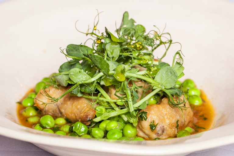 Lamb Sweetbread with Peas Recipe - Great British Chefs
