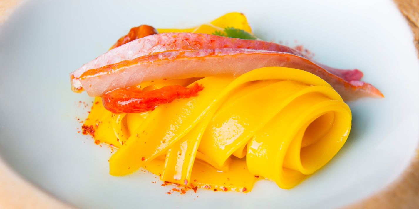 Red Mullet with Gluten-Free Pasta Recipe - Great Italian Chefs
