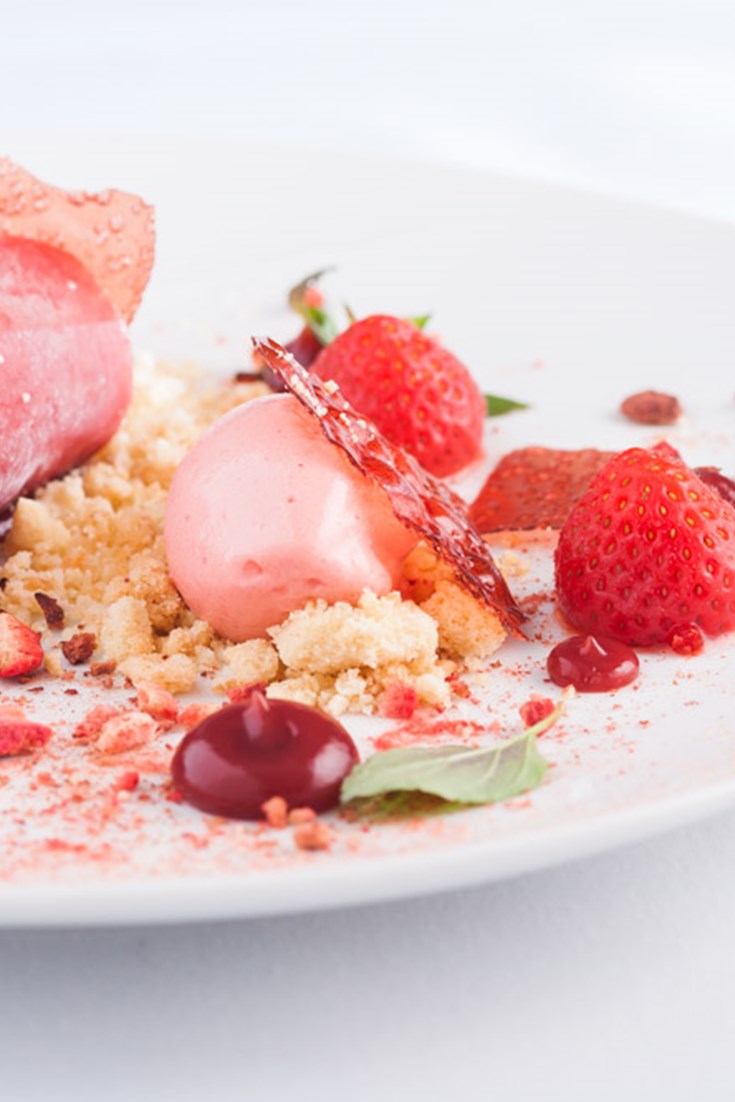 Strawberries and Vanilla Parfait Recipe - Great British Chefs