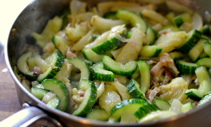Baked Cod Loin Recipe with Braised Cucumber - Great British Chefs