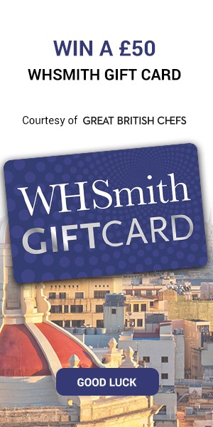 Win a £50 WHSmith gift card for your next break - Great British Chefs