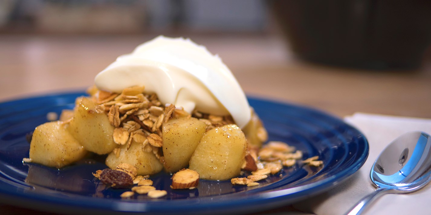 Deconstructed Apple Crumble Recipe - Great British Chefs