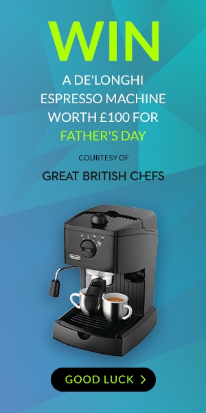 Win a De'Longhi espresso machine worth £100 - Great British Chefs