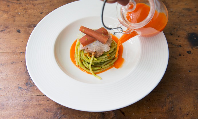 Spaghetti with Bottarga Sauce Recipe - Great Italian Chefs