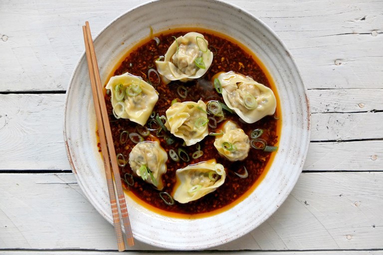 Pork and Prawn Wontons Recipe - Great British Chefs