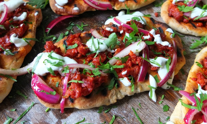 Chorizo Flatbreads Recipe - Great British Chefs
