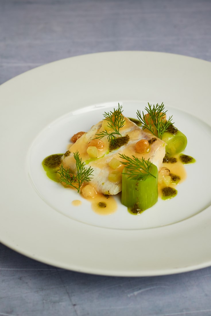 Pan-Roasted Turbot with Verjus Sauce Recipe - Great British Chefs