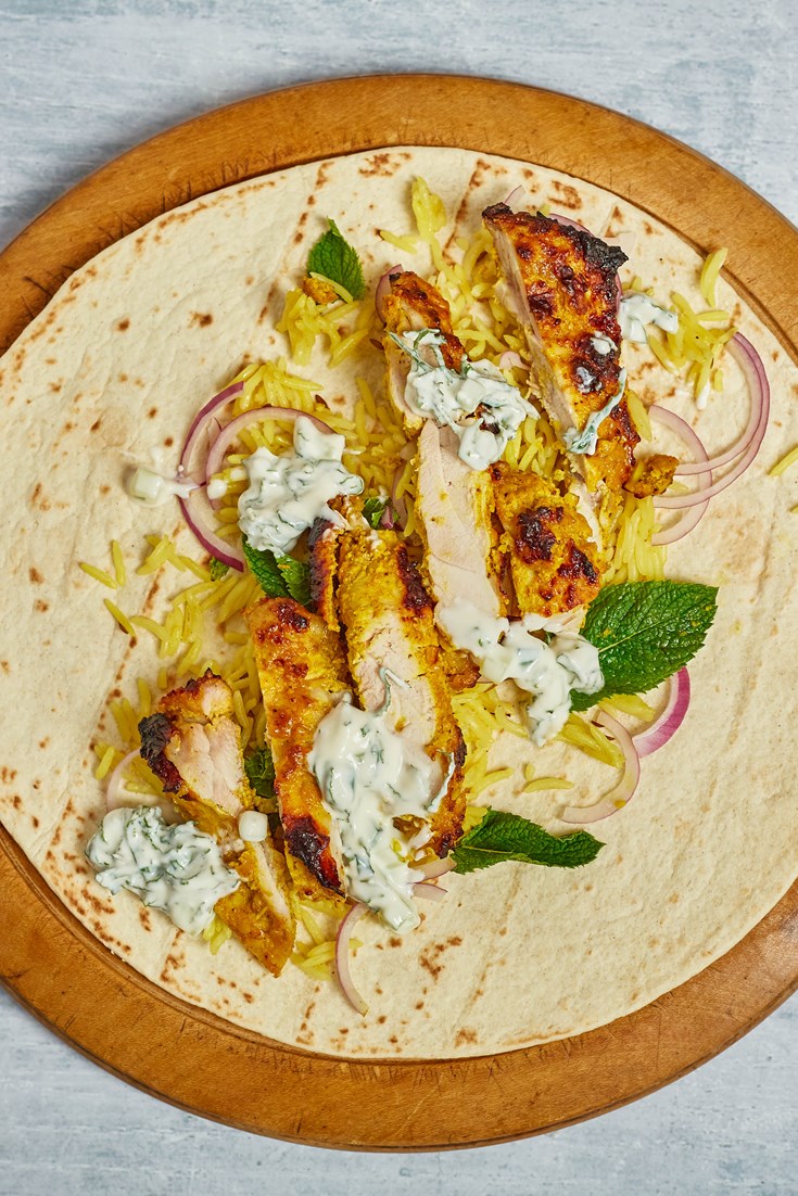 Kalmi Chicken Wrap Recipe - Great British Chefs