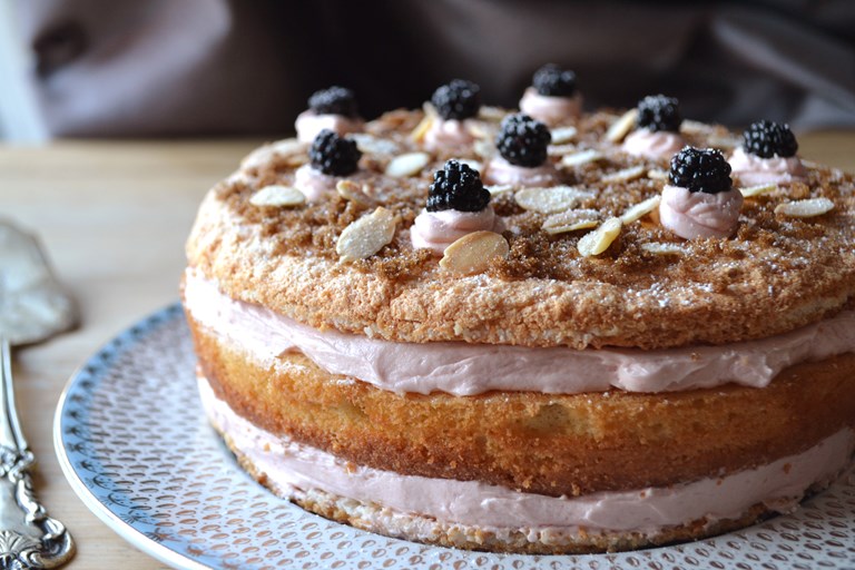 Blackberry Zuger Kirschtorte Recipe - Great British Chefs