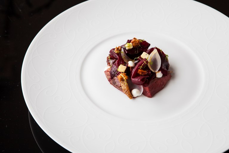 Roasted Pigeon, Beetroot, Fig and Blue Cheese Recipe - Great British Chefs