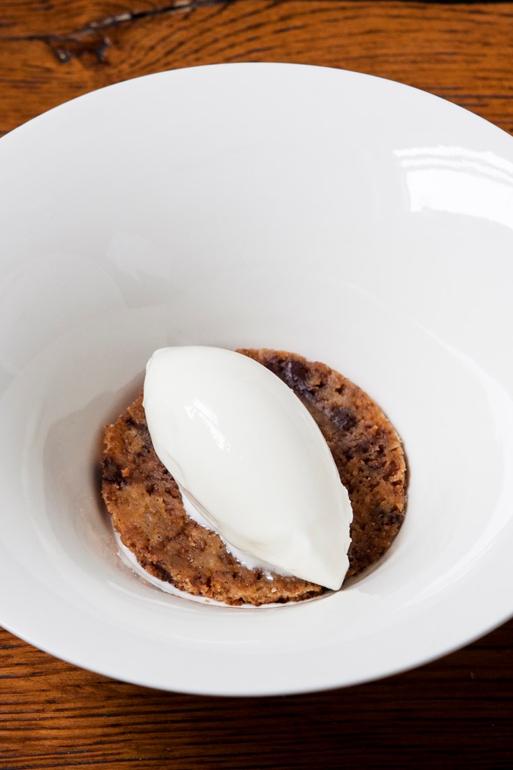 Milk Meringue, Whey Ice Cream and Cookies recipe - Great British Chefs