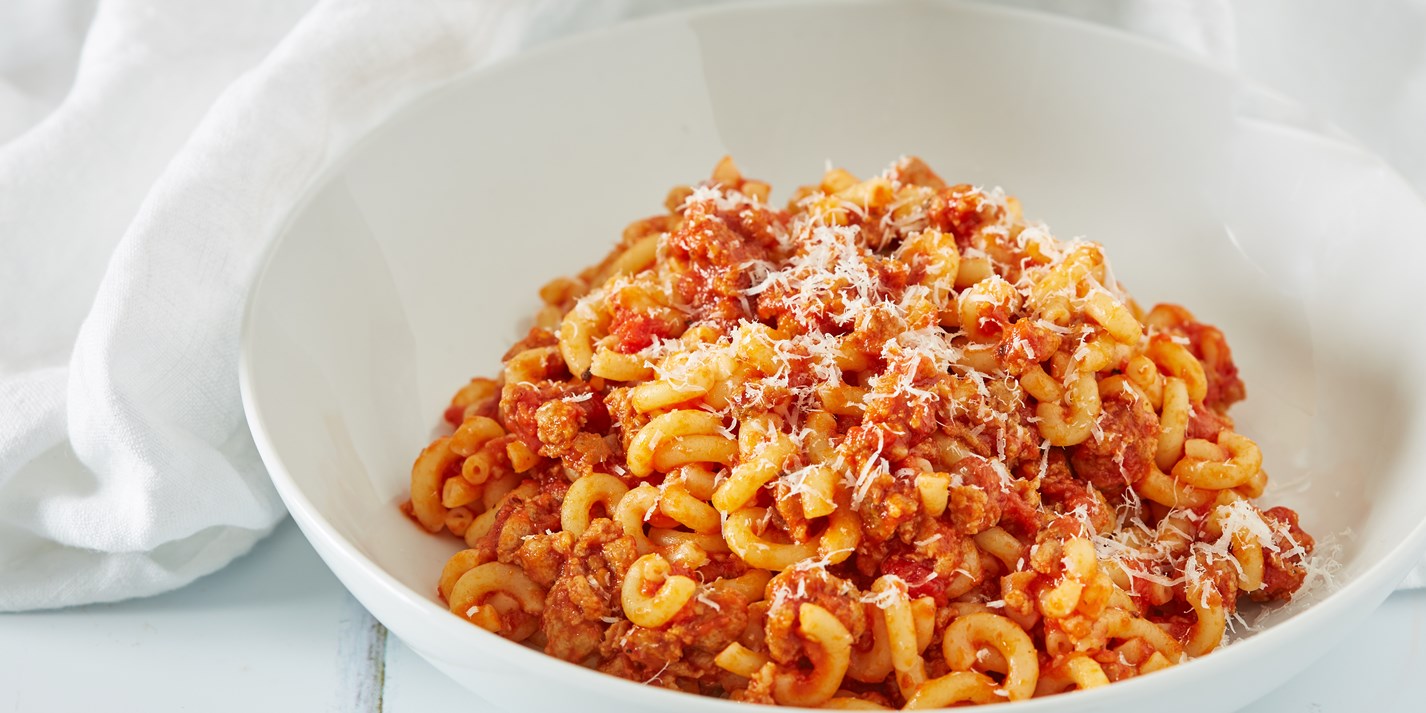 Gramigna al Ragù di Salsiccia Recipe - Great Italian Chefs