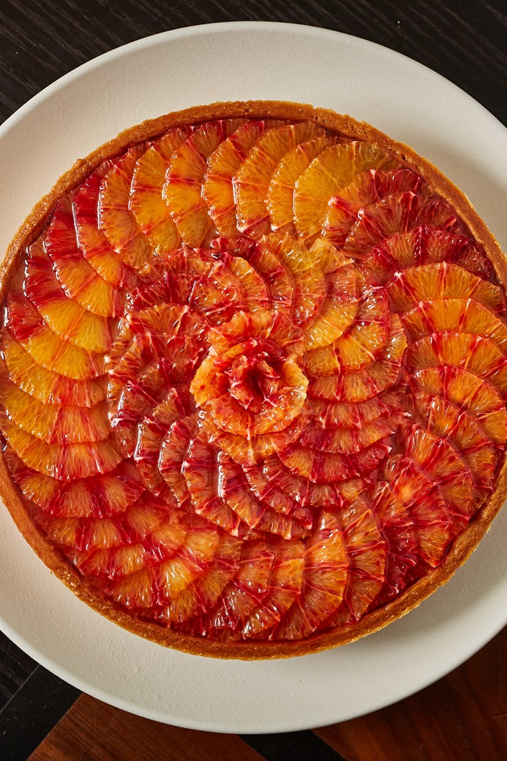 Blood Orange and Chocolate Tart Recipe - Great British Chefs