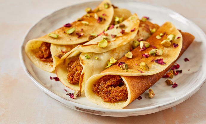 Patishapta Pita Recipe (Bangladeshi Rice Crêpes) - Great British Chefs