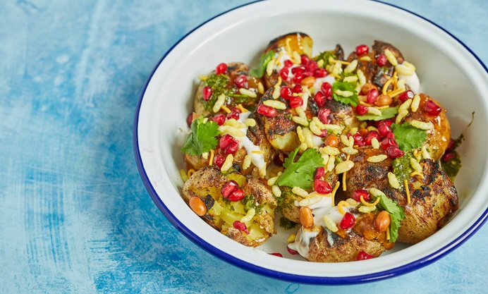 Barbecued Aloo Chaat Recipe - Great British Chefs