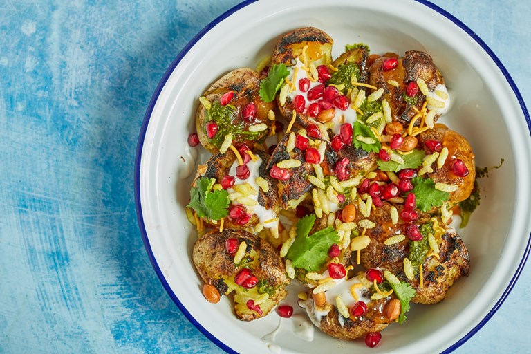 Barbecued Aloo Chaat Recipe - Great British Chefs