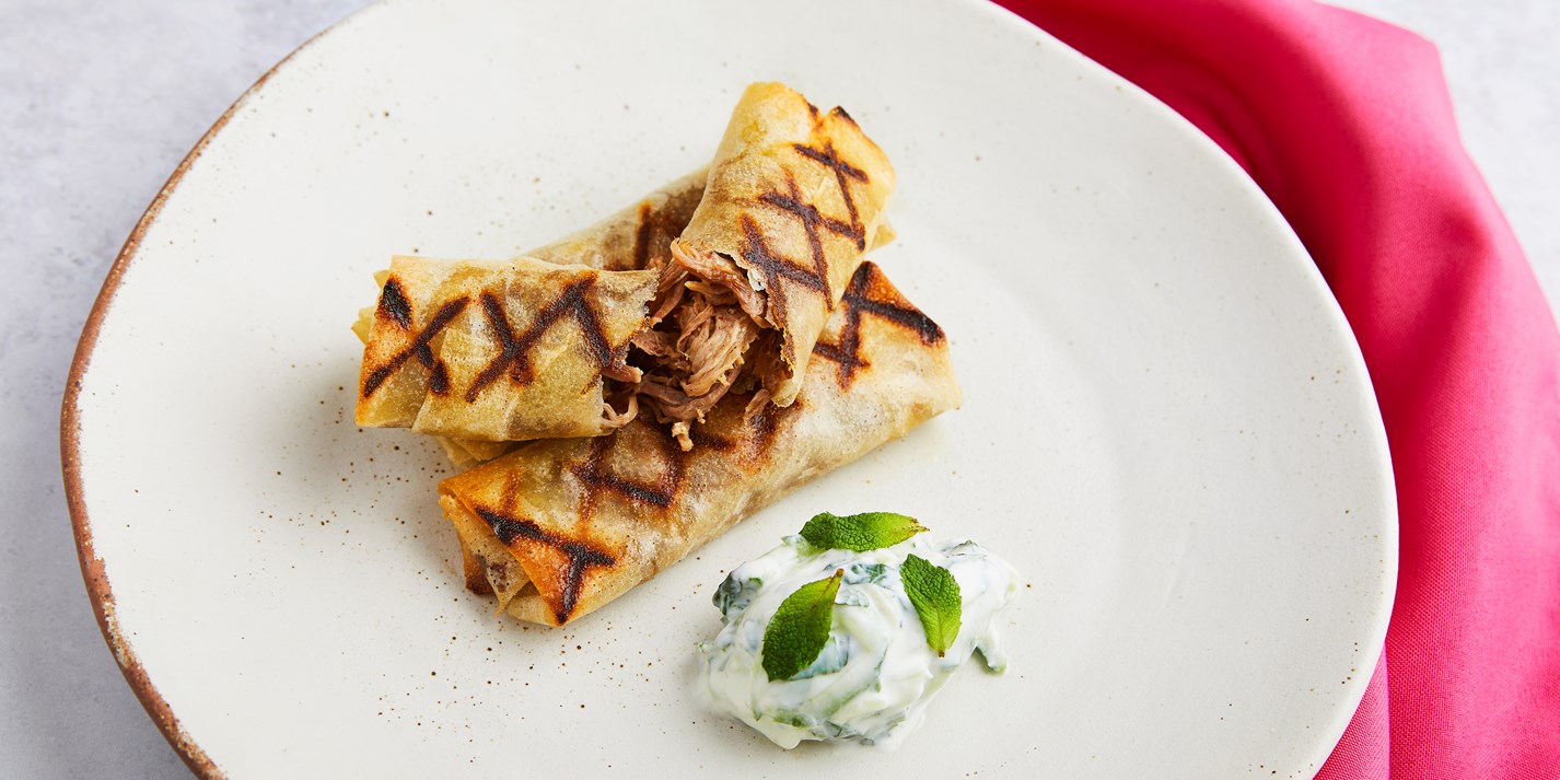 Lamb Pastilla with Yoghurt and Mint Recipe - Great British Chefs