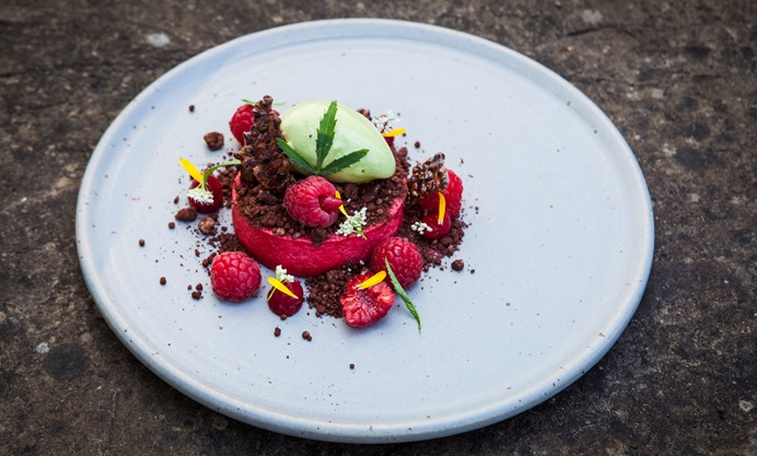 Aerated Raspberry Mousse Recipe - Great British Chefs