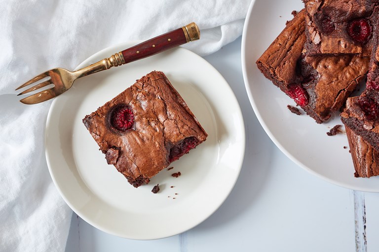Raspberry Brownies Recipe - Great British Chefs