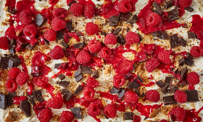 Raspberry Meringue Roulade Recipe - Great British Chefs