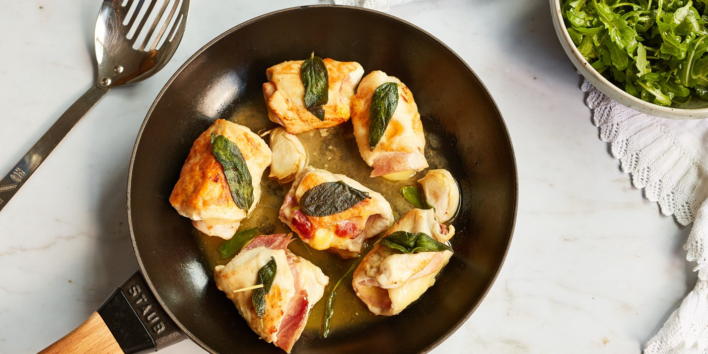 Chicken and Ham Involtini Recipe - Great Italian Chefs