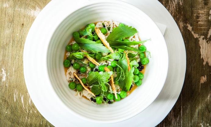 Crab Royale Recipe with Peas - Great British Chefs