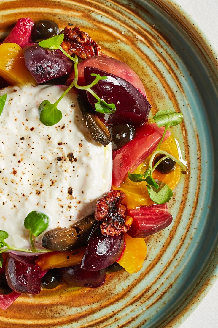 Beetroot, Burrata and Walnuts Recipe - Great British Chefs
