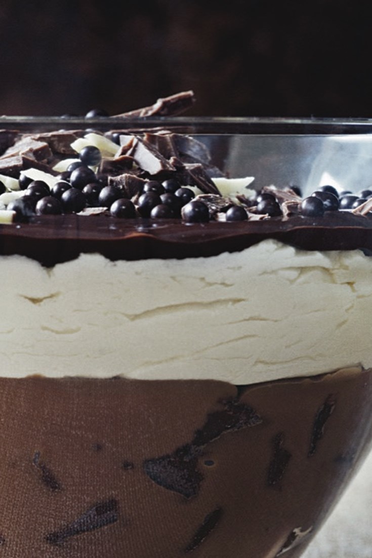 Four Chocolate Trifle Recipe - Great British Chefs
