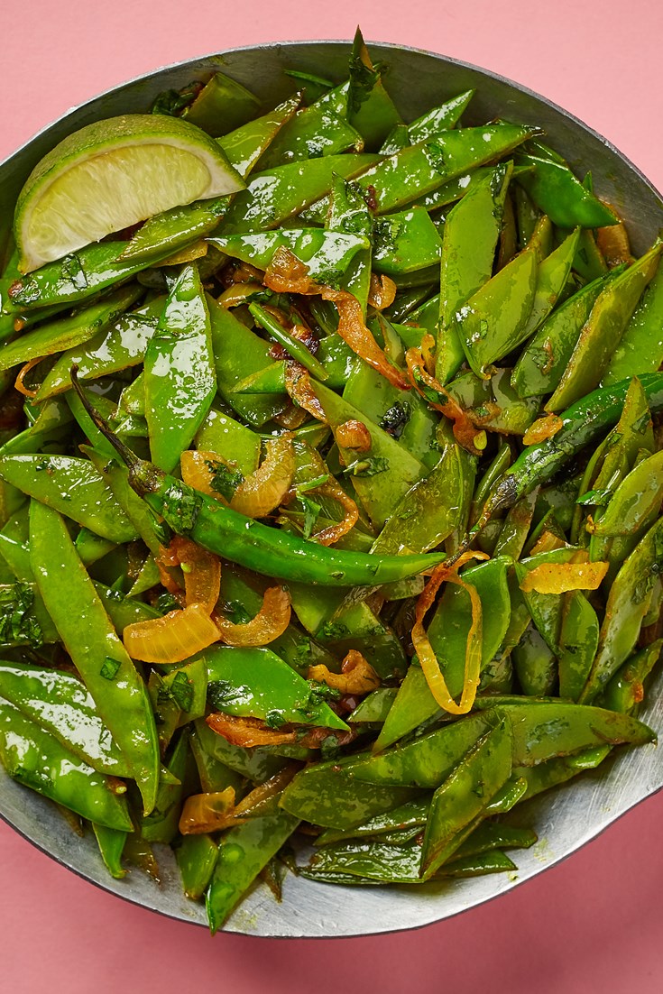 Sheem Bhaji Recipe (Bangladeshi Mangetout Sauté) - Great British Chefs