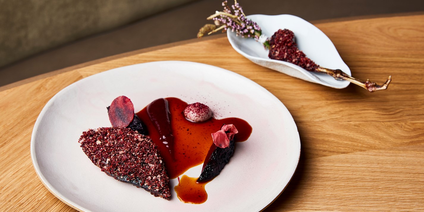 Grouse with Beetroot, Blueberries and Foie Gras Recipe - Great British ...