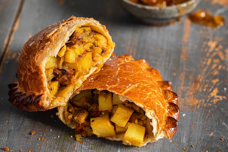 Curried Cauliflower & Potato Pasties Recipe - Great British Chefs