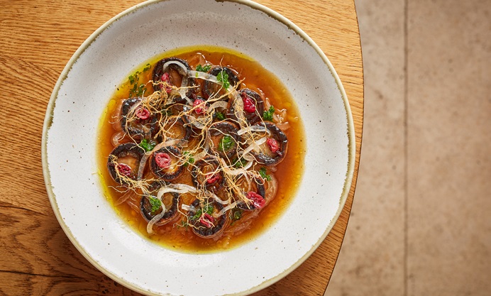 Mushrooms in Dashi with Sour Onions and Gooseberry 'Boshi' Recipe ...