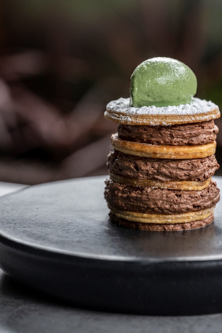 Mint Chocolate Mille-Feuille Recipe - Great British Chefs