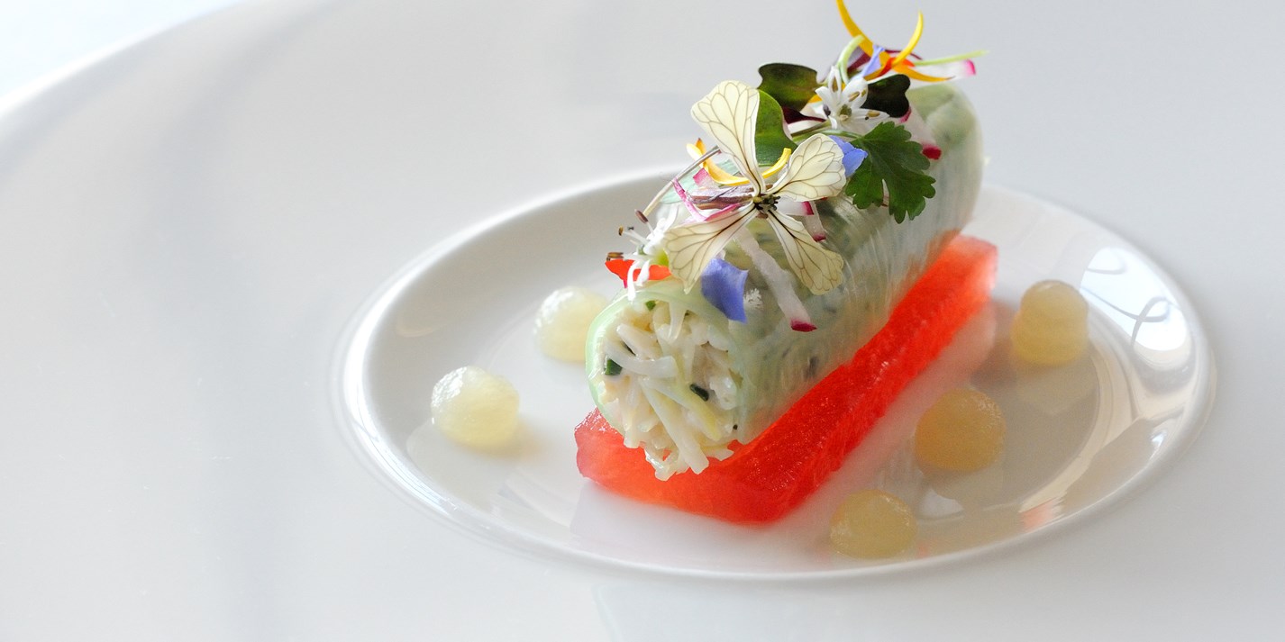 Crab and Compressed Watermelon Recipe - Great British Chefs